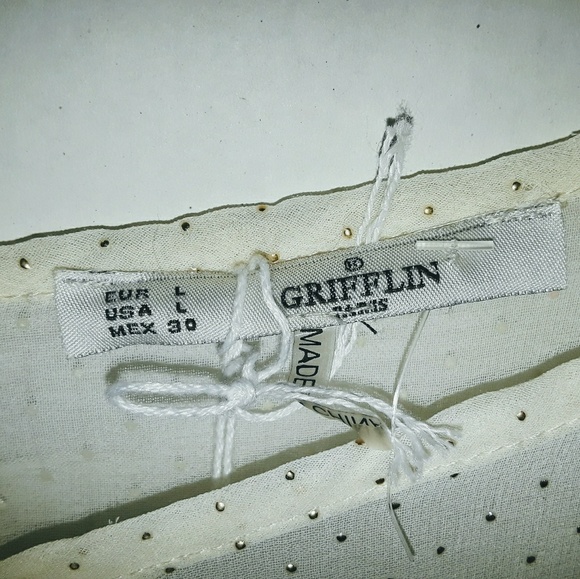 Grifflin Paris | Tops | Grifflin Paris 651nnchiffon Faux Wrap High Low ...
